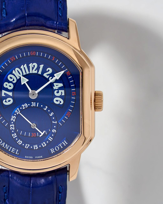 Daniel Roth Premier Retrograde Blue Dial