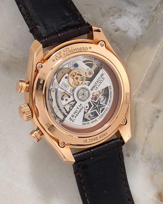 Zenith El Primero Chronomaster Open Chronograph Rose Gold