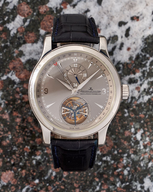 Jaeger LeCoultre Master Tourbillon Dual Time Q1658420 Platinum