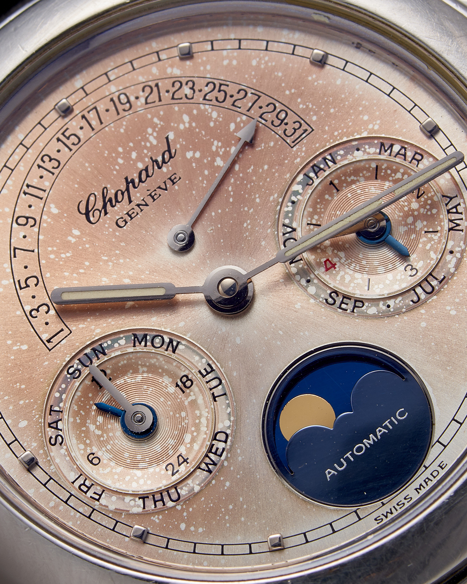 Chopard Luna D'Oro Retrograde Perpetual Calendar Platinum 1206