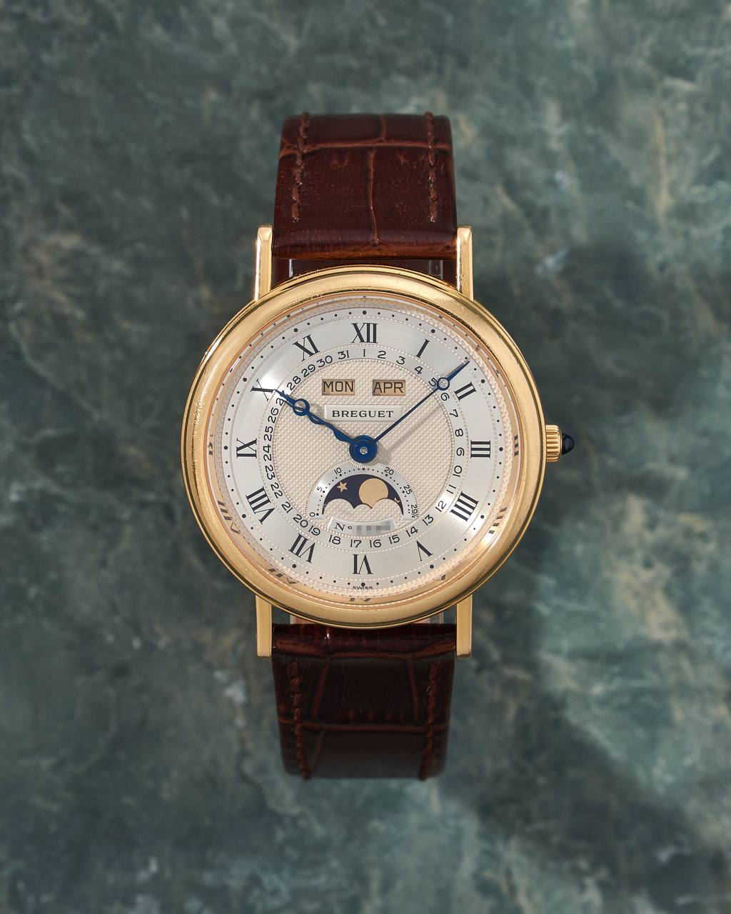Breguet Classique Triple Calendar Moon Phase 3040. Браслет - Коричневый ...