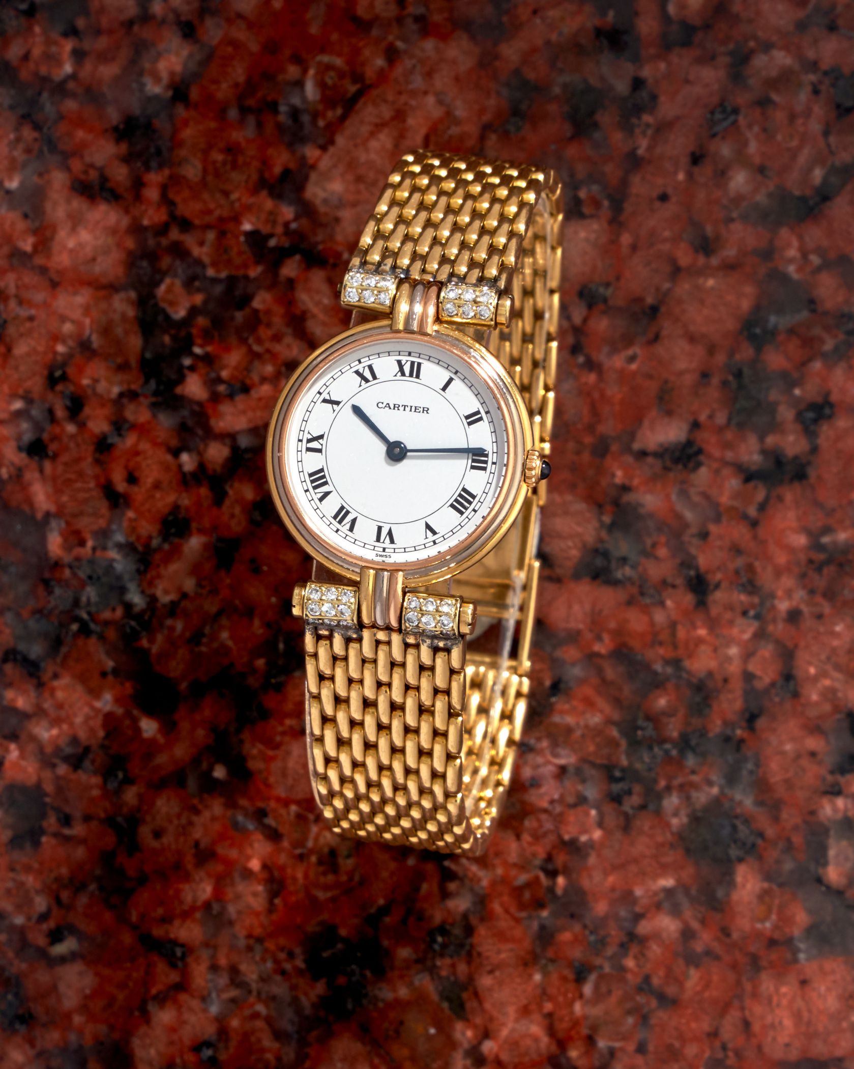 Cartier Vendôme in 3 golds with Diamonds