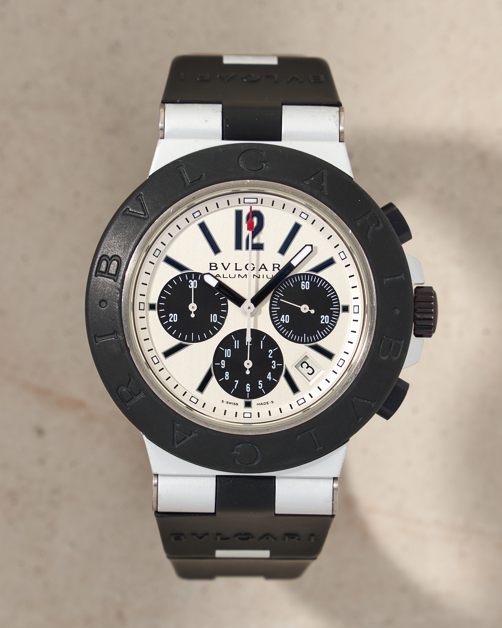 Bulgari Diagono Aluminium Panda Chronograph
